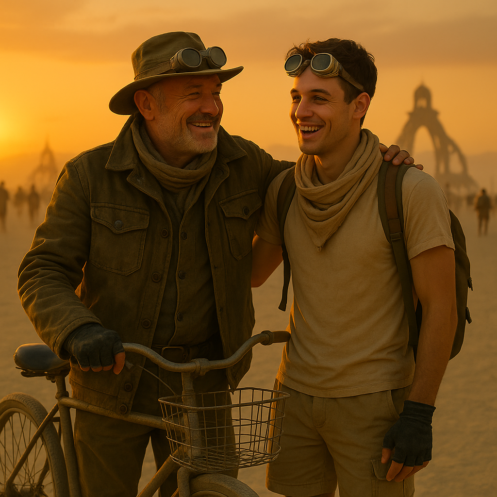 We Ride Together: Passing the Torch at Burning Man 2025